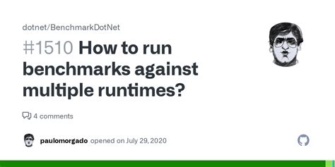 how to run benchmarks against multiple runtimes · issue 1510 · dotnet benchmarkdotnet · github
