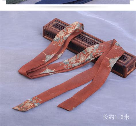 复原色汉服发带束发飘带 葡萄花鸟蝴蝶结发绳 古风发饰绑发头绳 阿里巴巴
