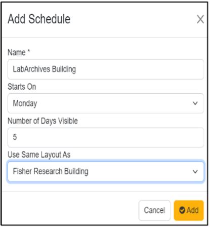 Quick Start Guide For Scheduler LabArchives