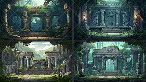 Background Pixel Ruin 1