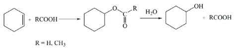 Scheme 1 Synthesis Of Cyclohexanol From Cyclohexene Via Cyclohexyl Download Scientific Diagram