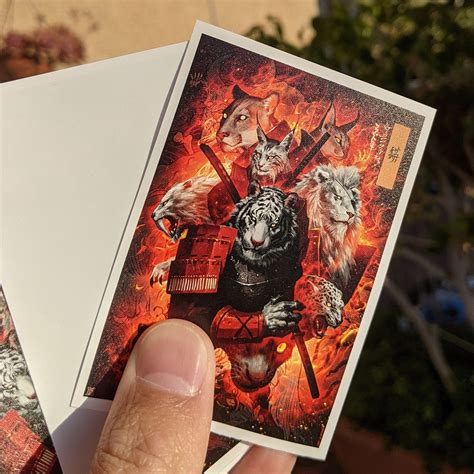 Fox God The Divine Within Card Sleeves Your Playmat