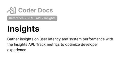 Insights Api Reference Coder Docs