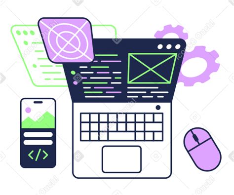 Mobile App Development And Coding PNG SVG