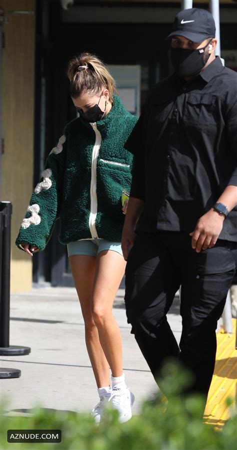 Hailey Baldwin Bieber Sexy Grabs A Drink And Hops In Her Lamborghini
