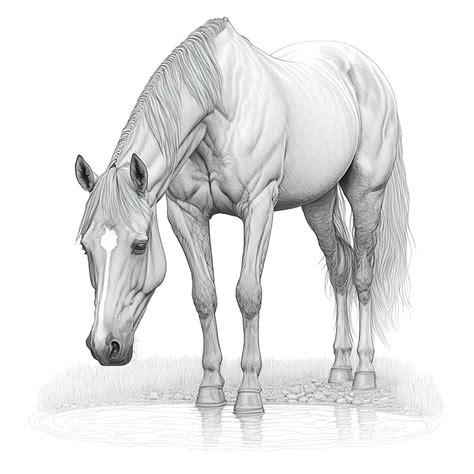 Horse Coloring Pages Realistic