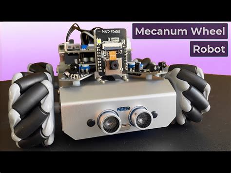 Mecanum Wheel Robot Using Arduino Esp32 Cam 52 Off