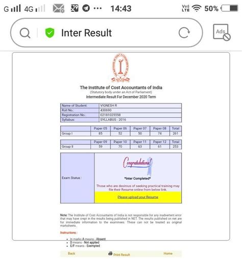 Vignesh R Sharma On Linkedin Cmastudents Cma Cmatraining