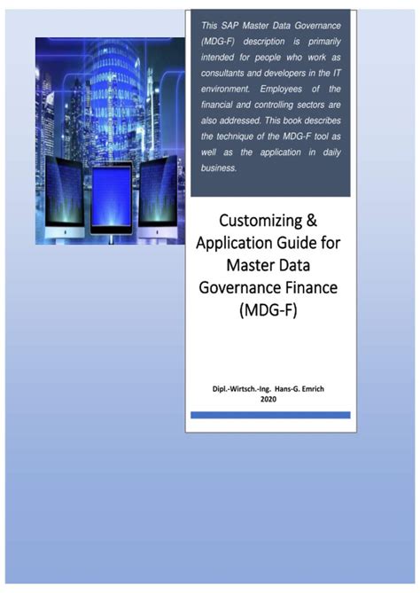 Buy Customizing Application Guide SAP Master Data Governance Financial MDG F Customizing