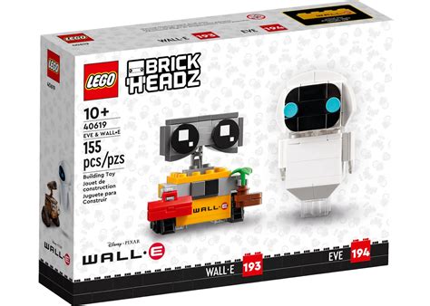 Lego Brickheadz Wall E Eve And Wall E Set 40619 Us