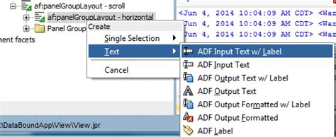 Oracle Jdeveloper 12c 1213 Tutorials Using A Bean Data Control