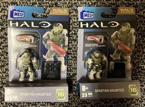 2023 Mega Construx Halo Heroes Series 16 Spartan Haunted Set Of 2 Hhc34