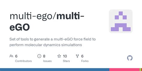 github multi ego multi ego set of tools to generate a multi ego force field to perform