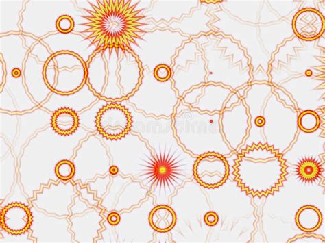 Colorful Abstract Background With Circles And Stars Creating A Vibrant And Dynamic Visual