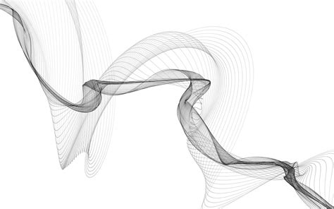 Premium Photo Abstract Background With Monochrome Wave Lines On White