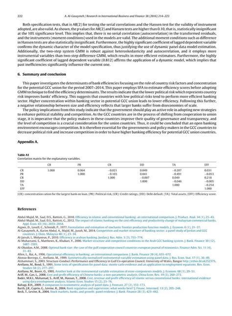 Bank Efficiency Determinants Pdf