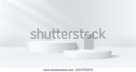 3d 연단 디스플레이 스탠드 스튜디오 흰색 스톡 벡터로열티 프리 2517372273 Shutterstock