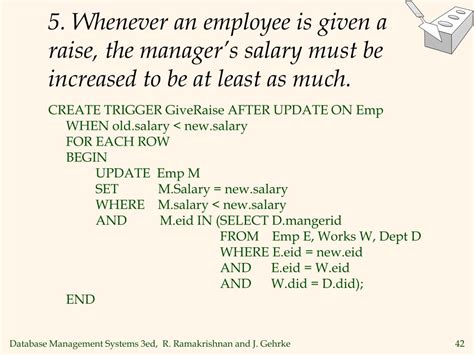 Ppt Sql Queries Programming Triggers Powerpoint Presentation Free