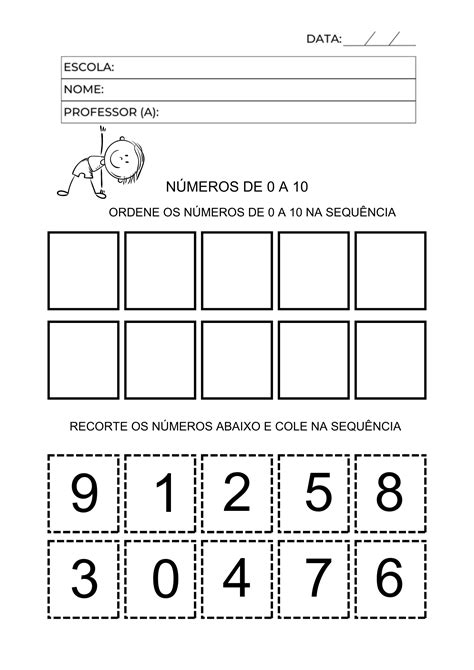 Atividades Com Números De 0 A 10 [10 Atividades Gratuitas Para Baixar