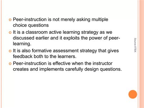 Peer Instruction Ppt