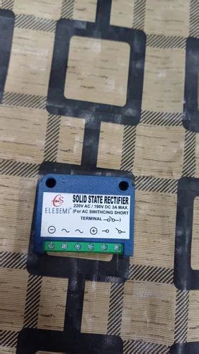 96 Vdc Solid State Rectifier 220v Ac190v Dc Full Wave Single Phase