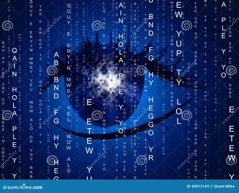 Programming Encoded Information Technology Background Stream Of Zeros