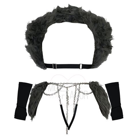 Loona Helluva Boss Wolf Inspired Accessory Set Costume Moeflavor