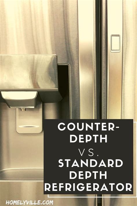 Counter Depth Vs Standard Depth Refrigerator Which Is Better Counter Depth Refrigerator