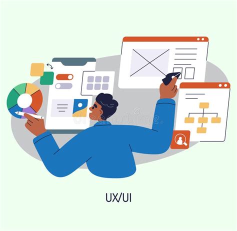 Ui Ux Design Stock Vector Illustration Of Design Brand 367371655