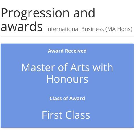 I Am Over The Moon To Be Graduating With A First Class Ma Hons Degree In International
