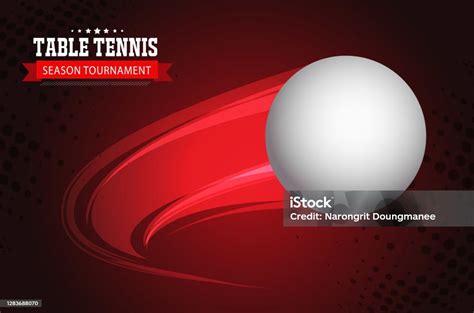 탁구 또는 탁구 토너먼트 포스터 또는 배너 벡터 템플릿 디자인 Eps10 근거리 초점에 대한 스톡 벡터 아트 및 기타 이미지 근거리 초점 주황색 0명 Istock