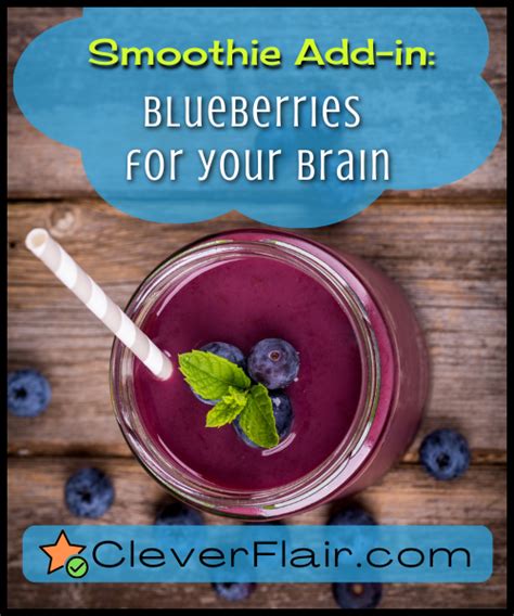 Blueberries The Brain Smoothie Add In For Mental Powers