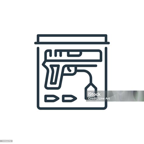 법과 정의 개념에서 증거 아이콘 벡터 증거 편집 가능한 스트로크의 얇은 선 그림입니다 웹 및 모바일 앱 로고 인쇄 미디어에 사용하기 위한 선형 기호를 증거합니다 과학에 대한