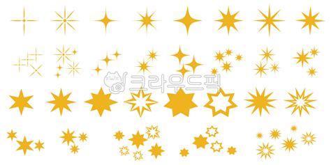 별 별모양 별일러스트 별아이콘 별표 사진 이미지 일러스트 캘리그라피 Lalajean작가