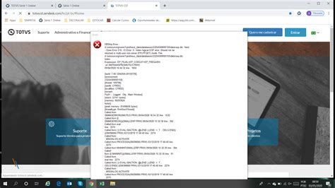 Cross Segmentos Linha Datasul Tc2 Erro De Login Ao Inicializar O Job Central De