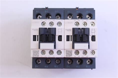 Schneider Lc1d25 Reversing Contactor Plc Surplus Supply Llc