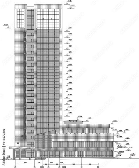 Grafika Wektorowa Stock Vector Sketch Illustration Of Architectural
