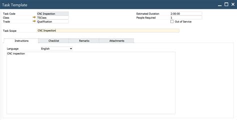 maintenance order template computec learn