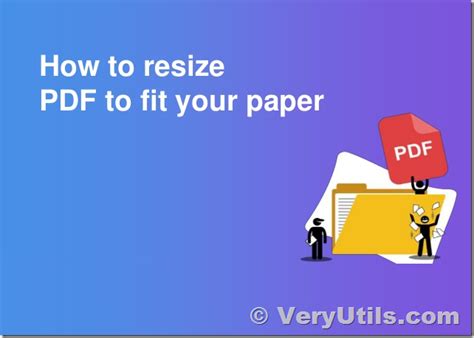how to scale pdf content and page dimensions using pdf page resizer command line veryutils