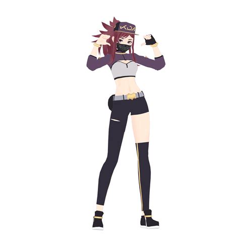 Mmd League Of Legends [k Da Akali] By Honlienn On Deviantart