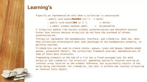 Java Collections Framework Ppt