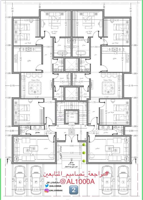 مخططاتشقق مشاركات متابعين Al1000a مخطط، دور ارضي شقتين مقترحين