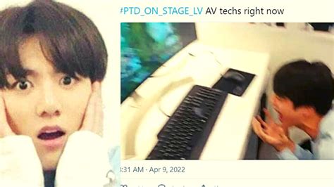 BTS PTD On Stage Screen Breaks During The Concert In LA Armys Share