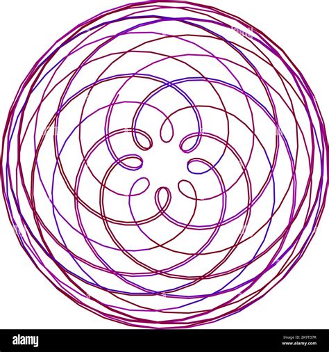 Abstract Decorative Floral Spirograph Circular Element Vector Shape Stock Vector Image And Art