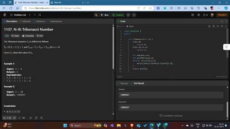 Khushi Datta On Linkedin 100daysofcode Dsa Fibonacci Tribonacci