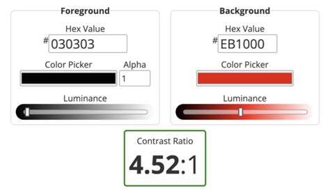 The Importance Of Color Contrast Ratios In Accessible Design