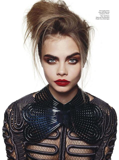 Cara Delevingne By David Bailey Magazine Photoshoot For Vogue Australia
