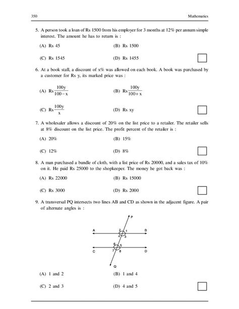 Nios Class 10 Maths Sample Paper 2024 Pdf Aglasem