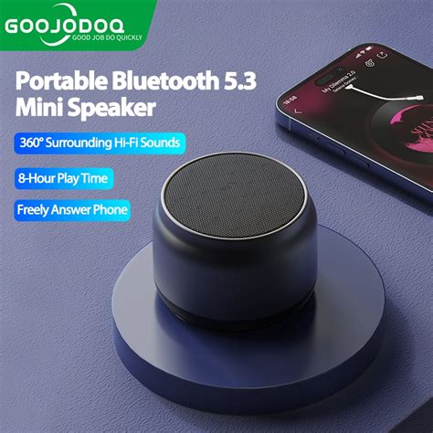 GOOJODOQ Bluetooth Speaker Wireless Portable PC Computer For Laptop
