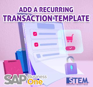 Add A Recurring Transaction Template